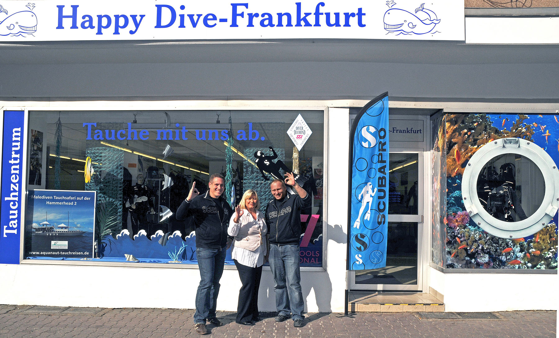 Happy Dive in neuen Räumlichkeiten - TAUCHEN.de