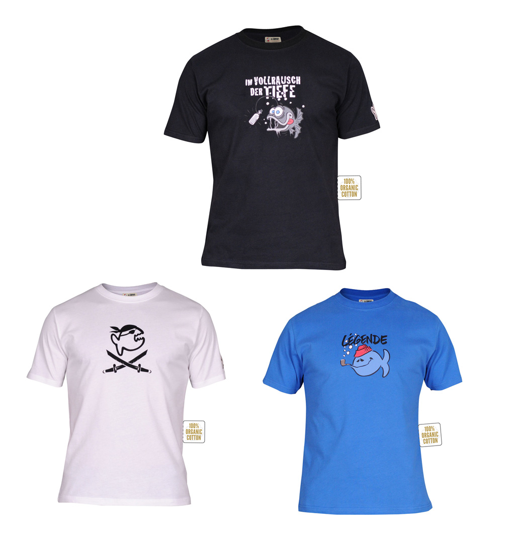 iQ-Shirts jetzt aus Bio-Baumwolle - TAUCHEN.de