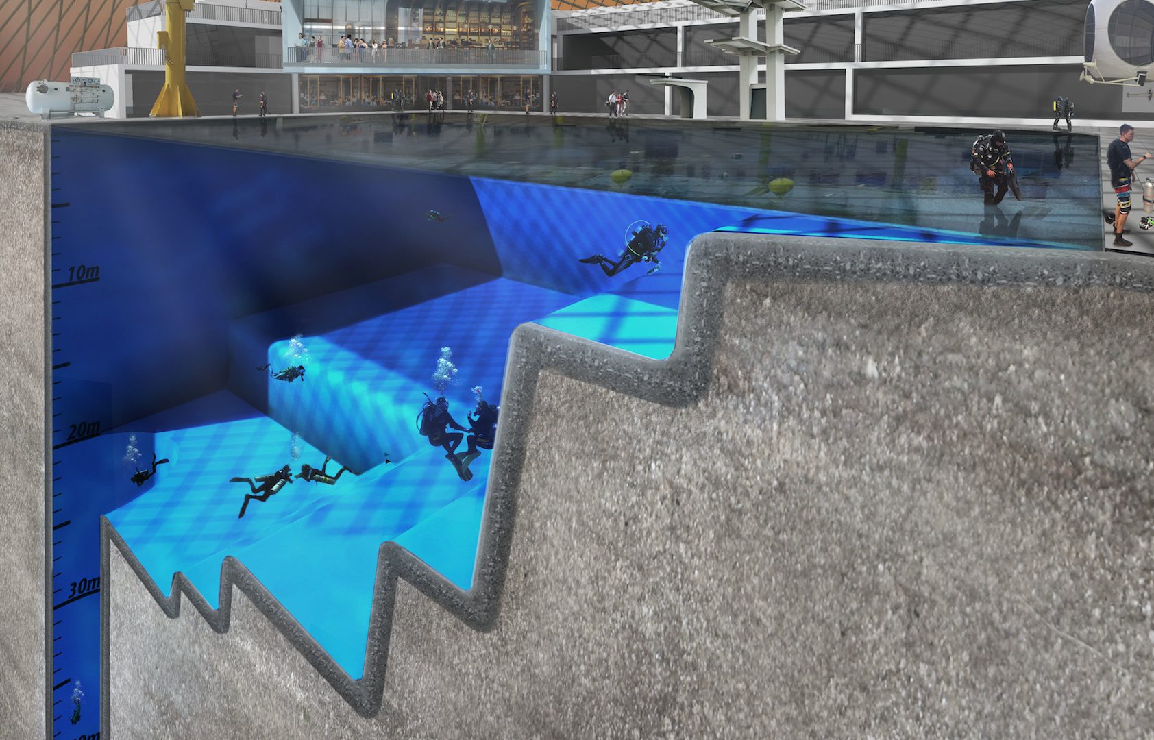 England plant Bau von 50 Meter Indoor-Tauchpool