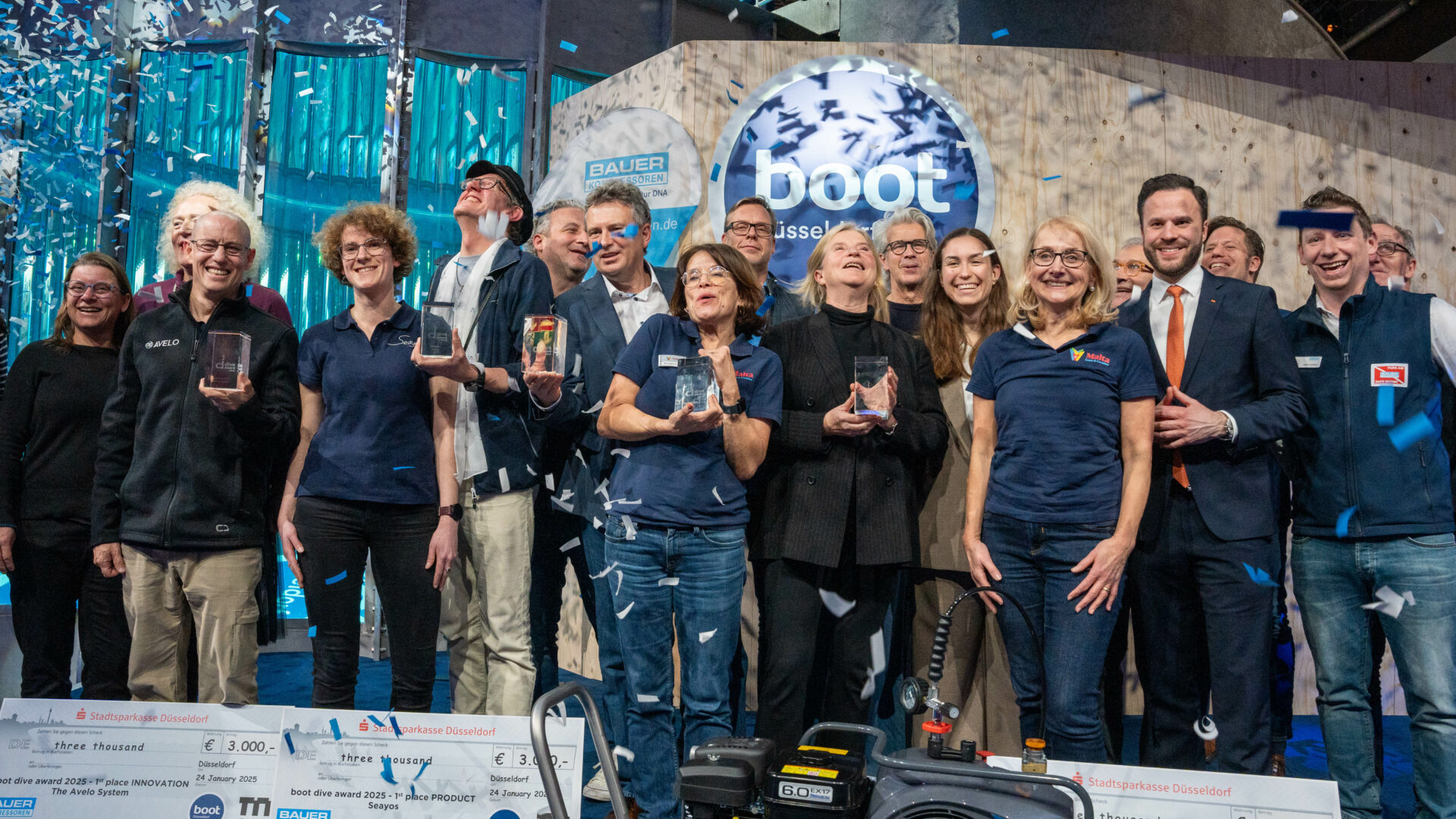 Die Preisträger des boot dive awards 2025 - TAUCHEN.de
