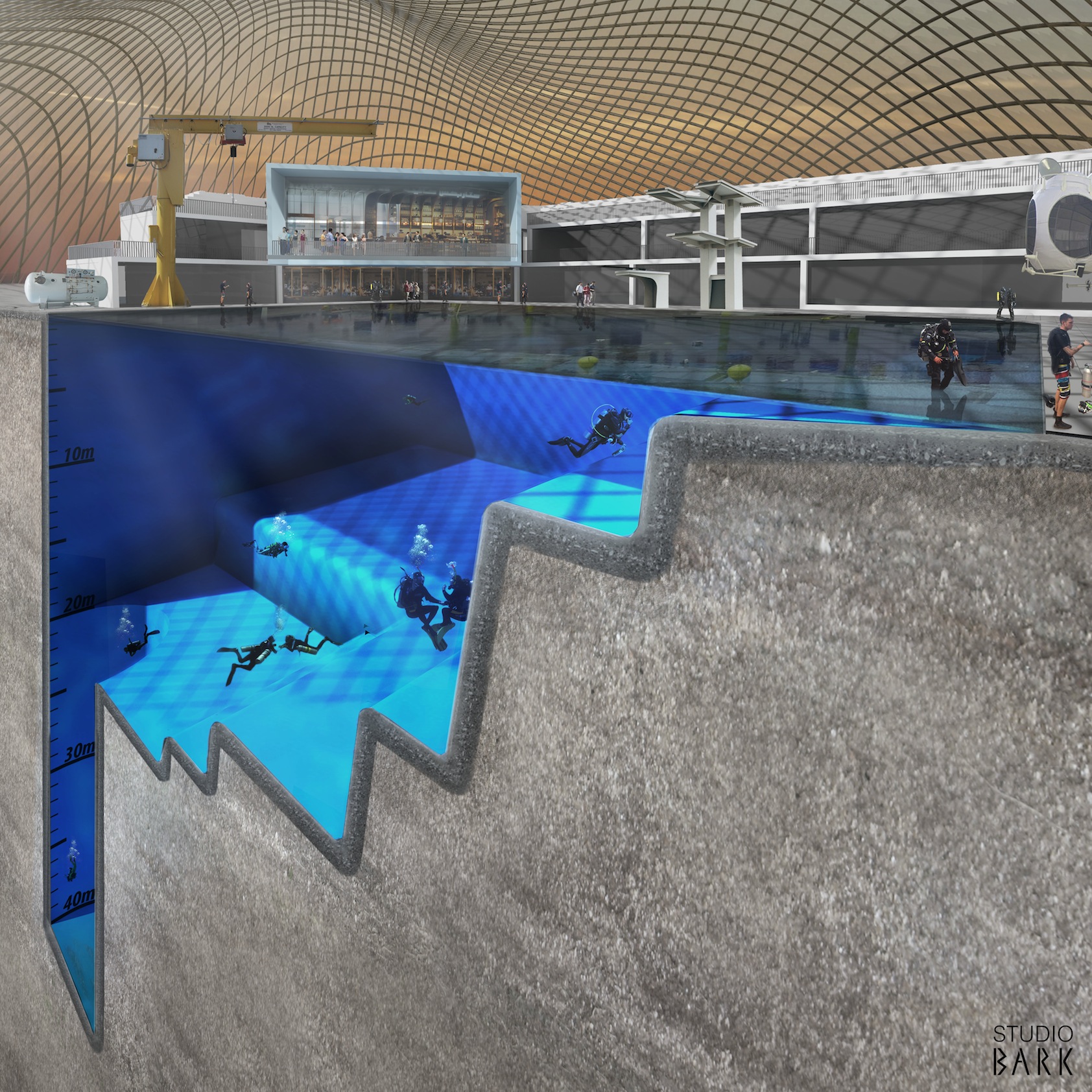 England plant Bau von 50 Meter Indoor-Tauchpool