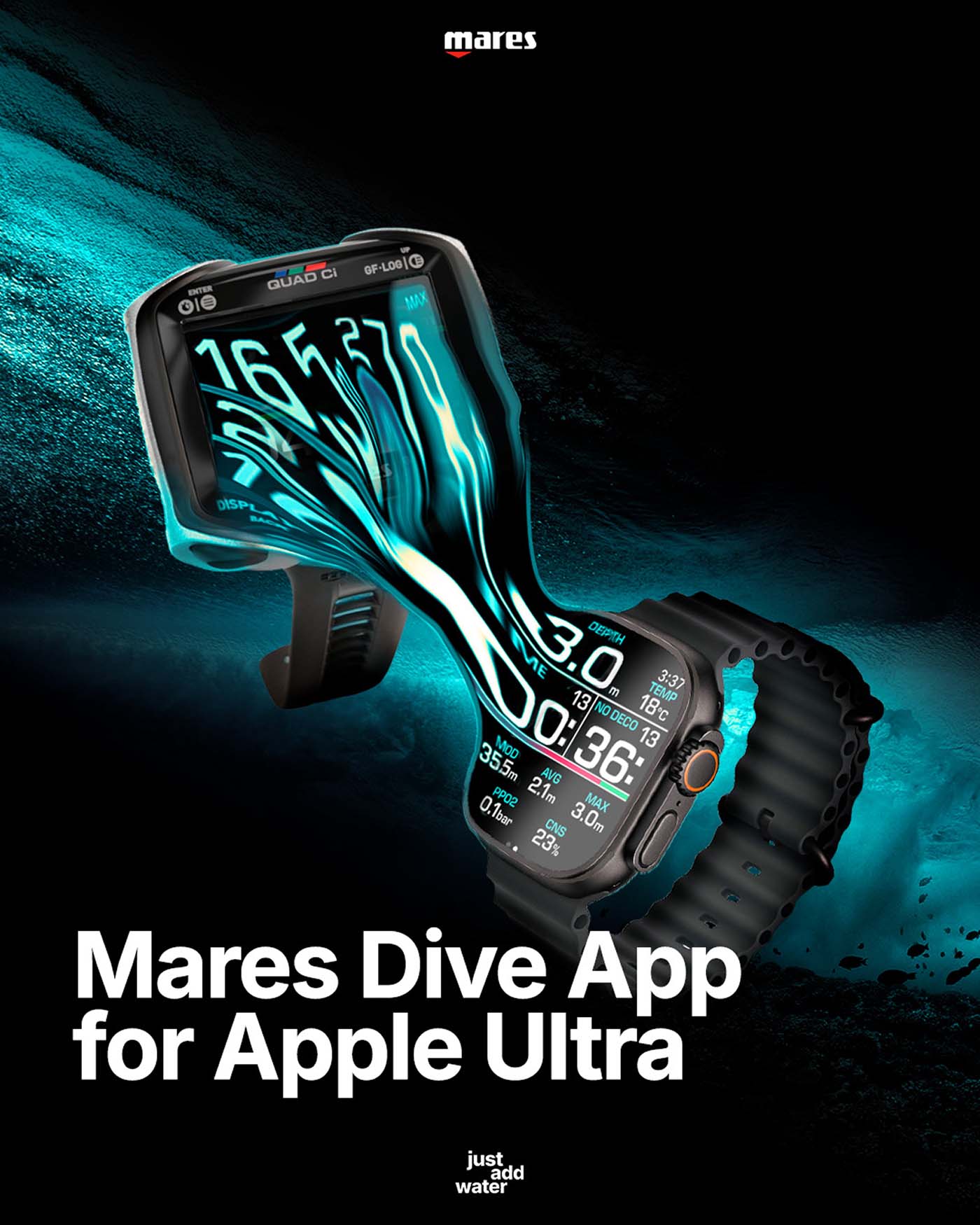 Mares bringt Dive App für Apple Watch Ultra auf den Markt - TAUCHEN.de
